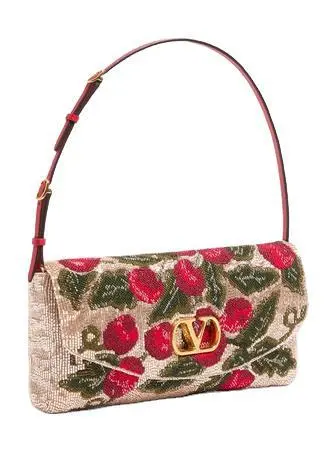 Valentino Garavani Devain Small Shoulder Bag - Red