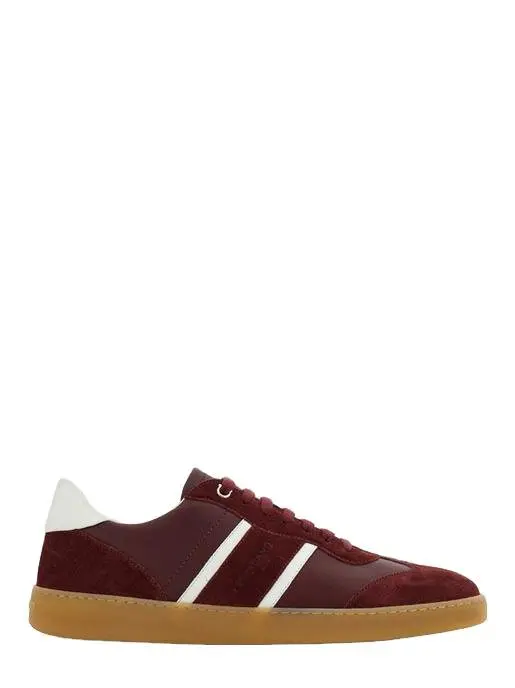 FERRAGAMO Low-top Sneaker With Signature Detail - Red