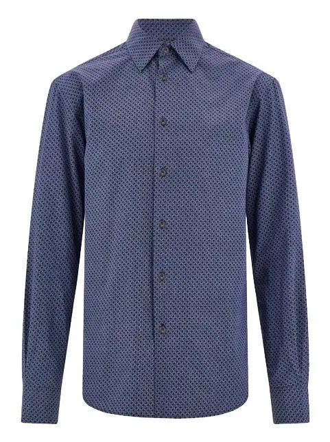 FERRAGAMO Monogram Shirt - Natural