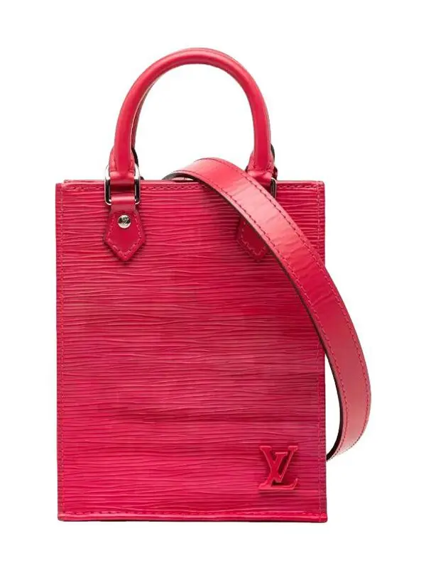 LOUIS VUITTON 2021 Epi Petit Sac Plat Satchel - Pink