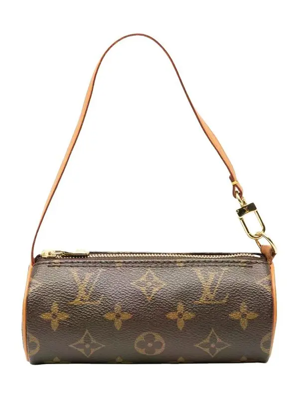 LOUIS VUITTON 1990-2020 Monogram Papillon Pochette - Brown