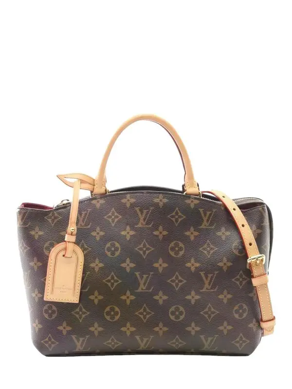 LOUIS VUITTON 2010-2026 Monogram Petit Palais Satchel - Brown