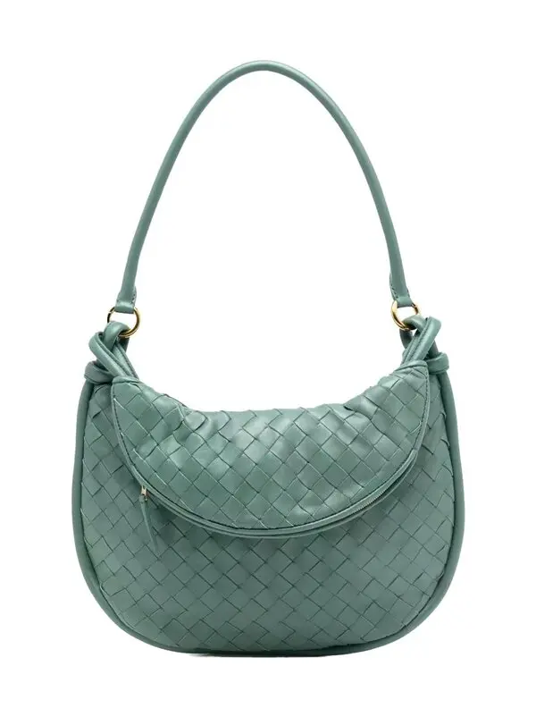 Bottega Veneta Medium Nappa Intrecciato Gemelli Hobo Bag - Green