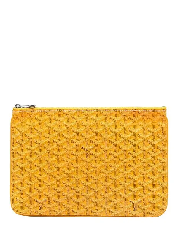 Goyard 2015 Ine Senat Mm Clutch Bag - Yellow
