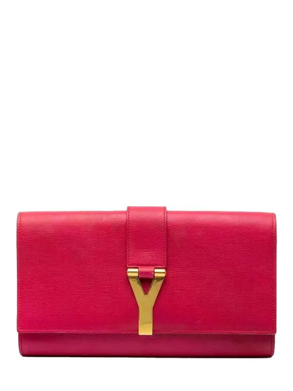 Saint Laurent 2000-2012 Chyc Ligne Clutch Bag - Pink