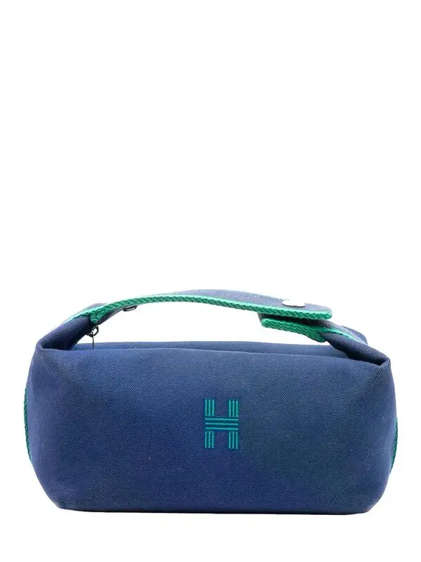 Hermès Toile Bride A Brac Case - Blue