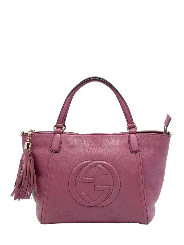 Gucci Small Soho Cellarius Satchel - Purple