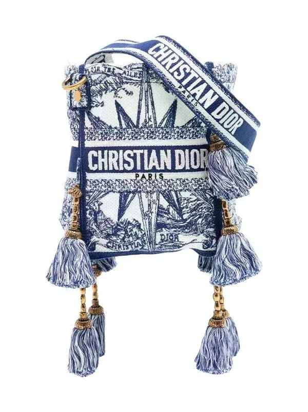 Dior 2022 Reve D Infini D Bubble Bucket Bag - Blue