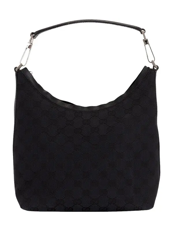 Gucci Clasp Hobo Bag - Black