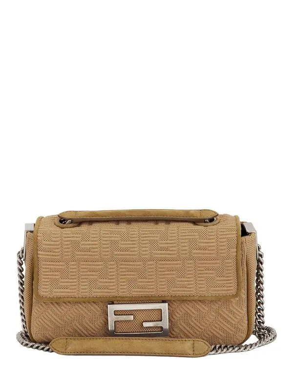 Fendi X Skims Midi Chain Baguette - Beige