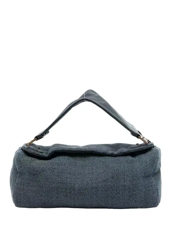 Prada 2000-2013 Tweed Shoulder Bag - Grey