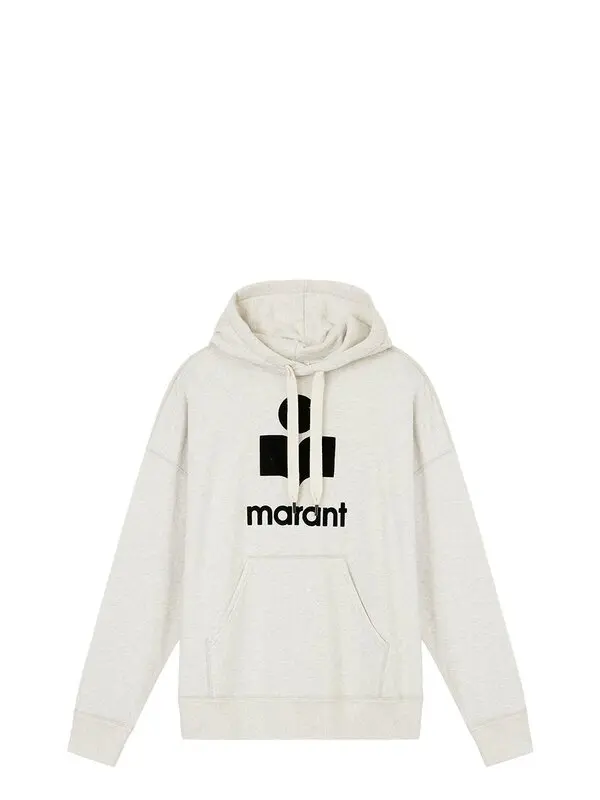 Isabel Marant Étoile Oversize Logo Hoodie - Ecru