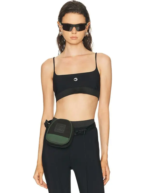 Coperni Cycling Bra Top - Black