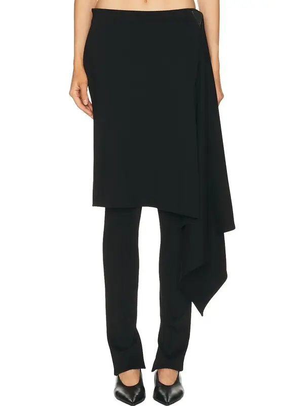 Attico Skirt Legging Pant - Black