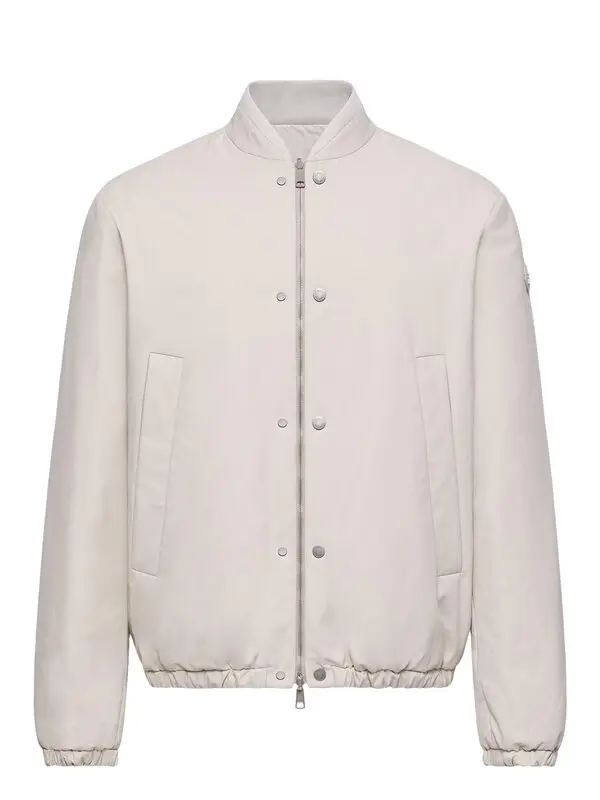 Moncler Tafoni Reversible Down Bomber Jacket - Beige