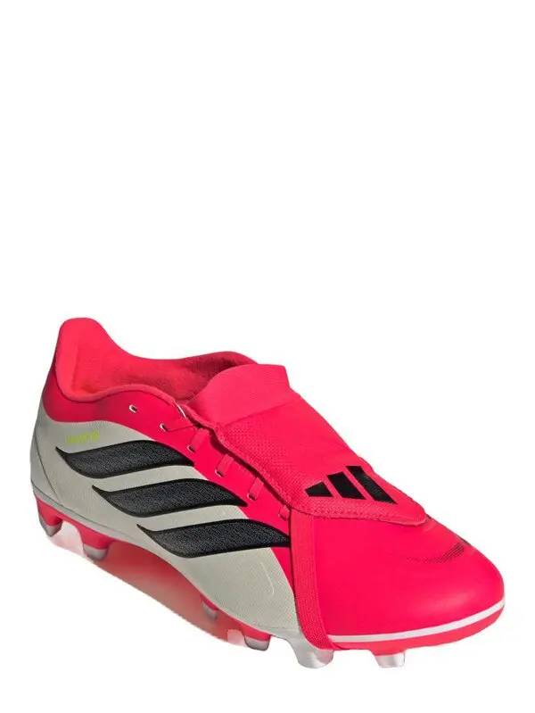 Adidas Predator Club Fold-over Tongue Firm Ground/multi Ground Soccer Cleats - Lucid Red / Core Black / Cloud White