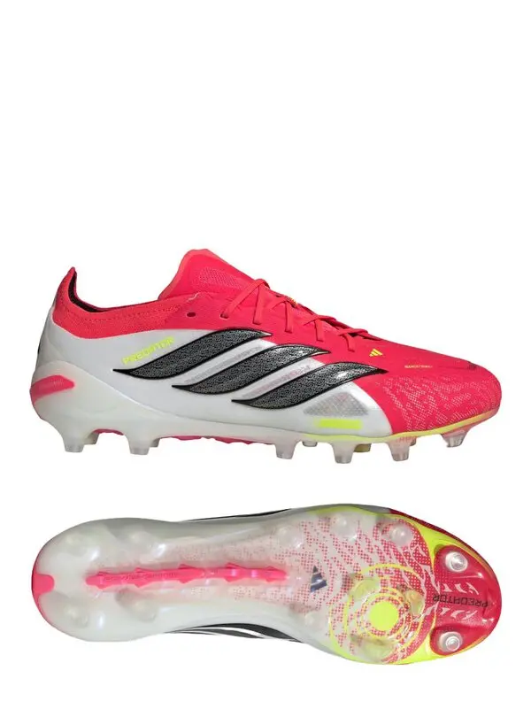 Adidas Predator Elite Artificial Ground Soccer Cleats - Lucid Red / Core Black / Cloud White