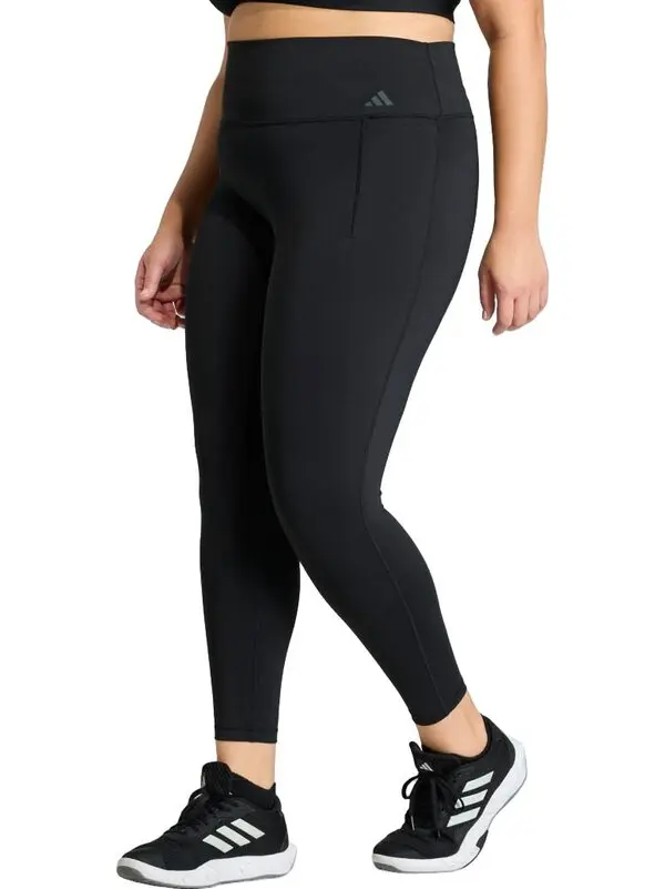 Adidas Optime Workout 1/1 Leggings Plus Size - Black