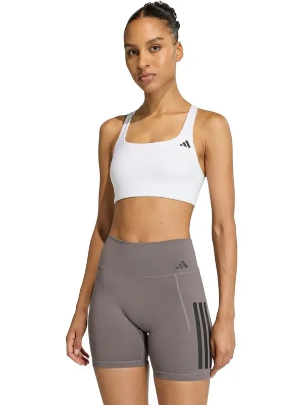 Adidas Optime Workout Medium Support Bra - White