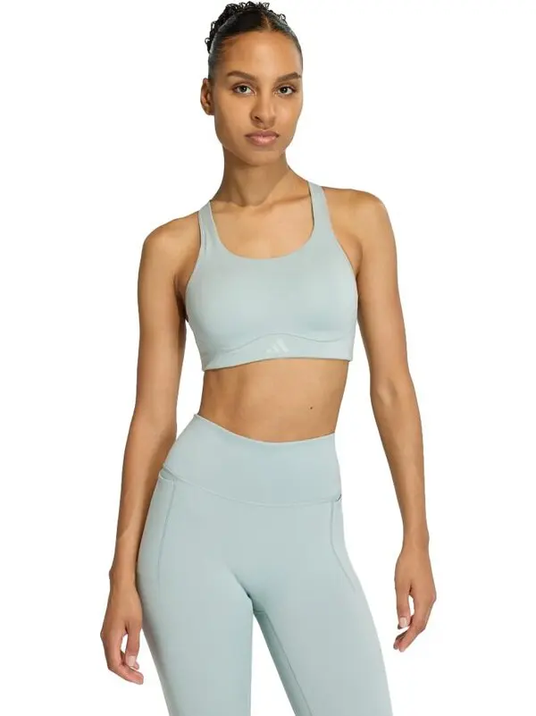 Adidas Optime Workout High Support Bra - Wonder Sage