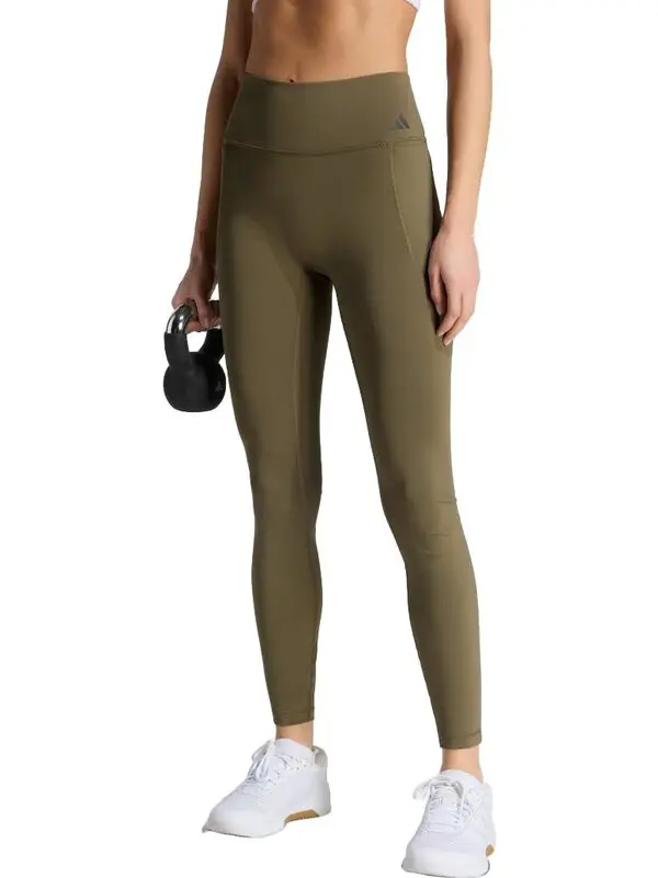 Adidas Optime Workout Full Length Leggings - Olive Strata