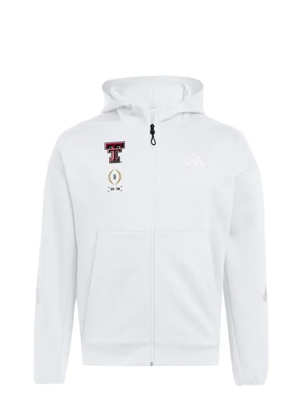 Adidas Texas Tech Red Raiders Zne Hoody - White / Ncaa-txt-7tb