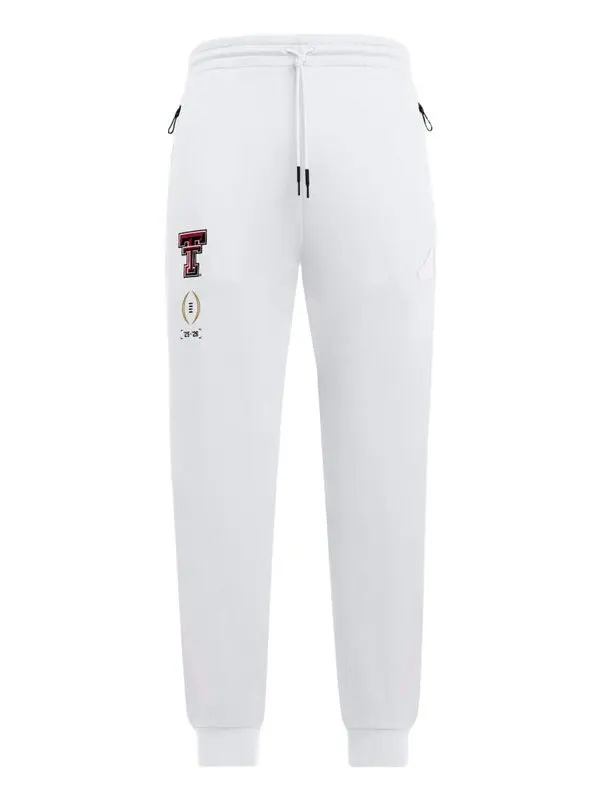 Adidas Texas Tech Red Raiders Zne Pant - White / Ncaa-txt-7tb