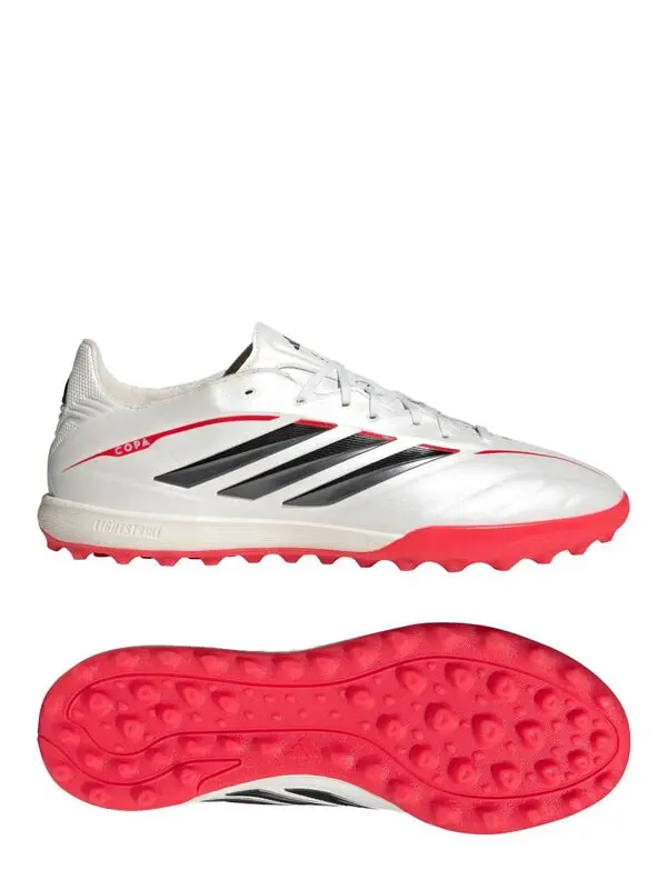 Adidas Copa Pure Iv Pro Turf Soccer Shoes - Zero Metalic / Core Black / Lucid Red