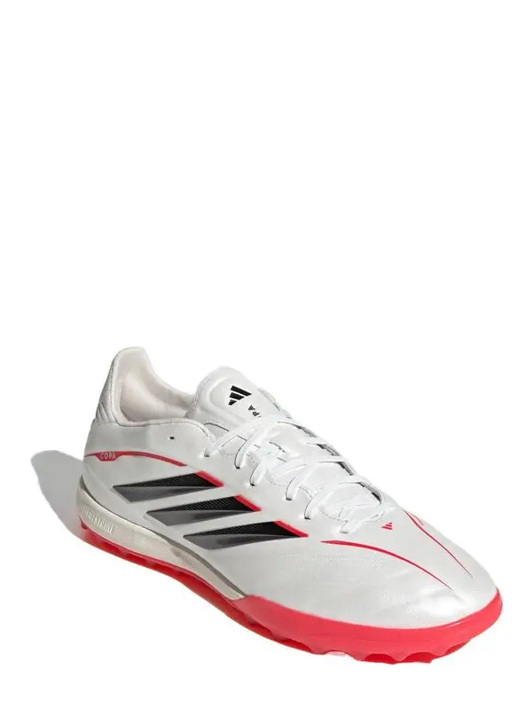 Adidas Turf Soccer Shoes - Zero Metalic / Core Black / Lucid Red