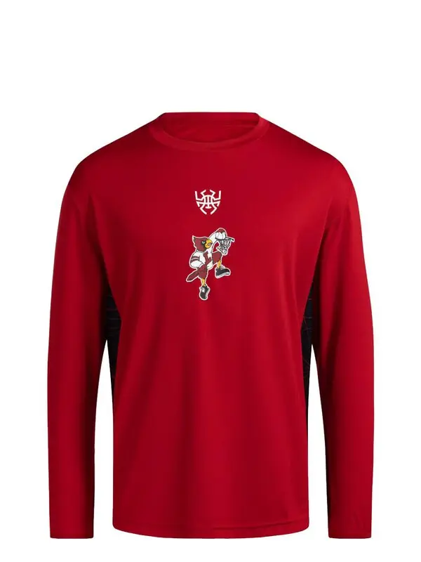 Adidas Louisville X D.o.n. Long Sleeve Tee - Team Power Red / Black