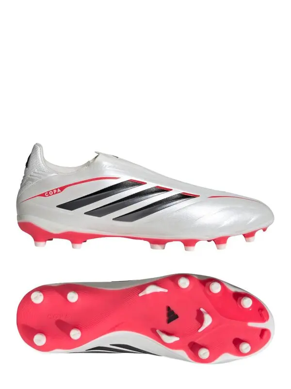 Adidas Copa Pure Iv League Laceless Firm Ground Soccer Cleats - Zero Metalic / Core Black / Lucid Red