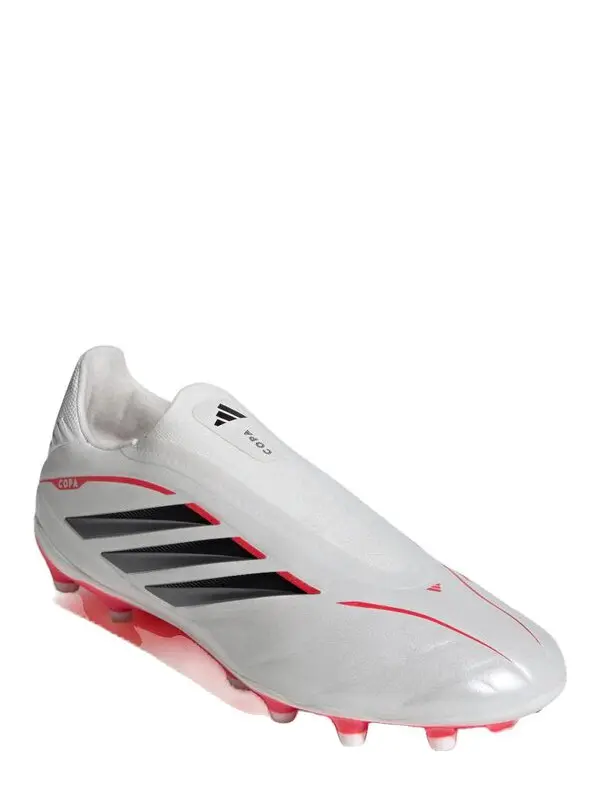 Adidas Copa Pure Iv League Laceless Firm Ground Soccer Cleats - Zero Metalic / Core Black / Lucid Red