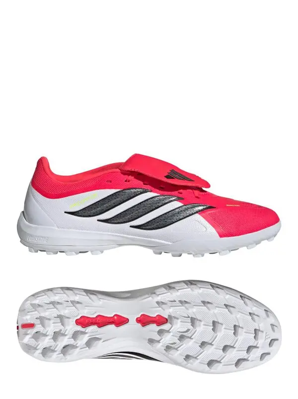 Adidas Predator League Fold-over Tongue Turf Soccer Shoes - Lucid Red / Core Black / Cloud White