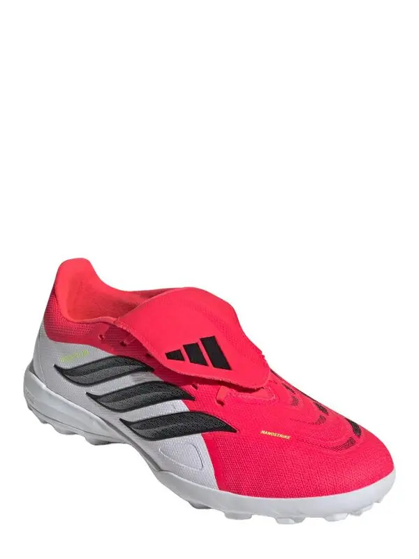 Adidas Predator League Fold-over Tongue Turf Soccer Shoes - Lucid Red / Core Black / Cloud White