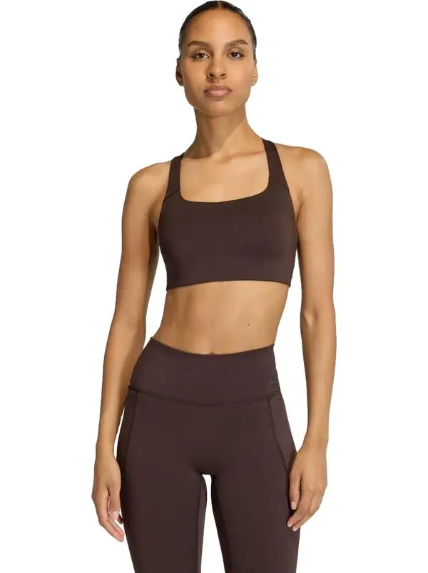 Adidas Optime Workout Medium Support Bra - Aurora Coffee