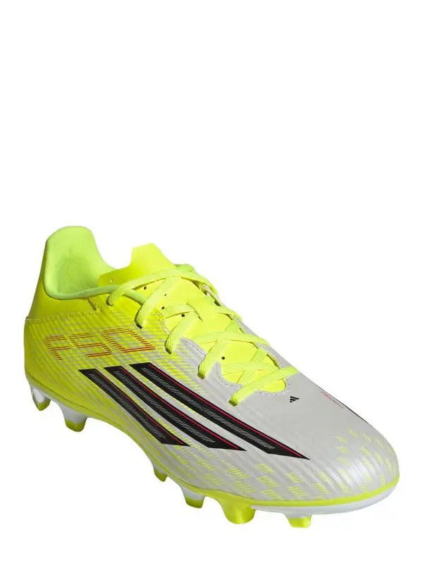 Adidas F50 Club Firm Ground / Multi Ground Soccer Cleats - Team Solar Yellow 2 / Core Black / Lucid Red