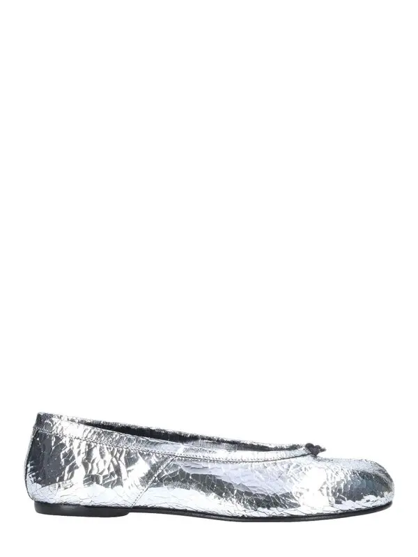 MAISON MARGIELA Mirror Tabi Ballet Flats - Silver