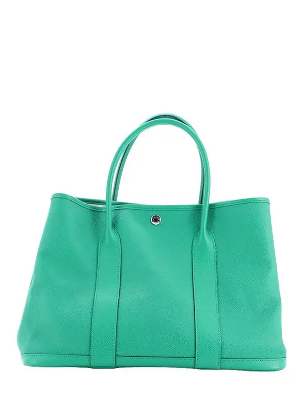 HERMES 36 Garden Party Tote Leather - Green