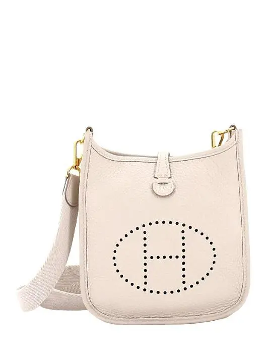 HERMES Tpm Evelyne Bag Gen Iii Clemence - Neutral
