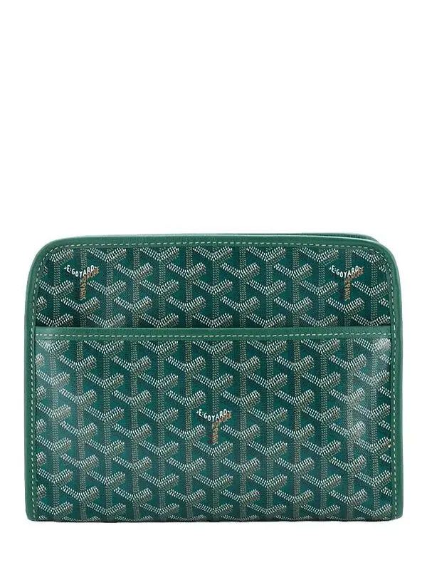 GOYARD Jouvence Toiletry Pouch Coated Canvas - Green