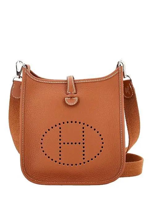 HERMES Tpm Evelyne Bag Gen Iii Clemence - Brown
