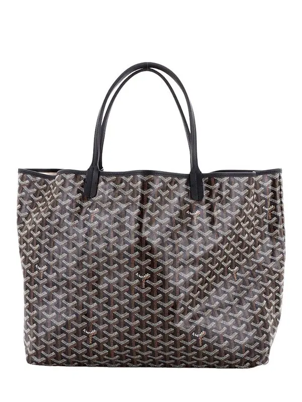 GOYARD Saint Louis Tote Coated Canvas - Black