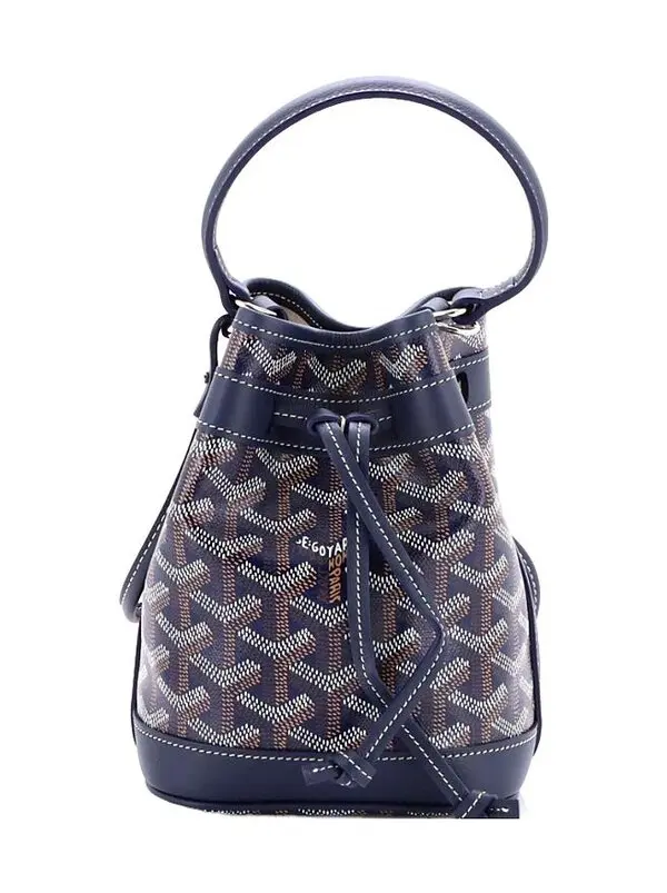 GOYARD Petit Flot Bucket Bag - Blue
