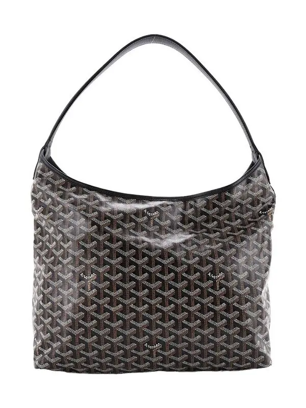 GOYARD Boheme Hobo Coated Canvas - Black