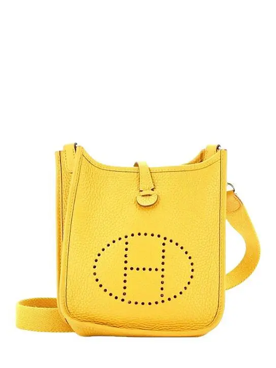 HERMES Tpm Evelyne Bag Gen Iii Clemence - Yellow