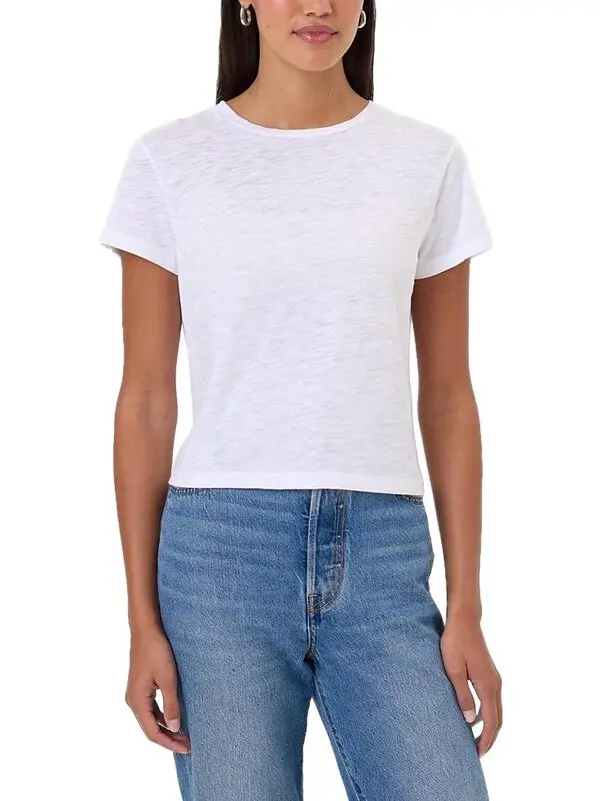 Goldie LeWinter Andie" Boy Tee - White