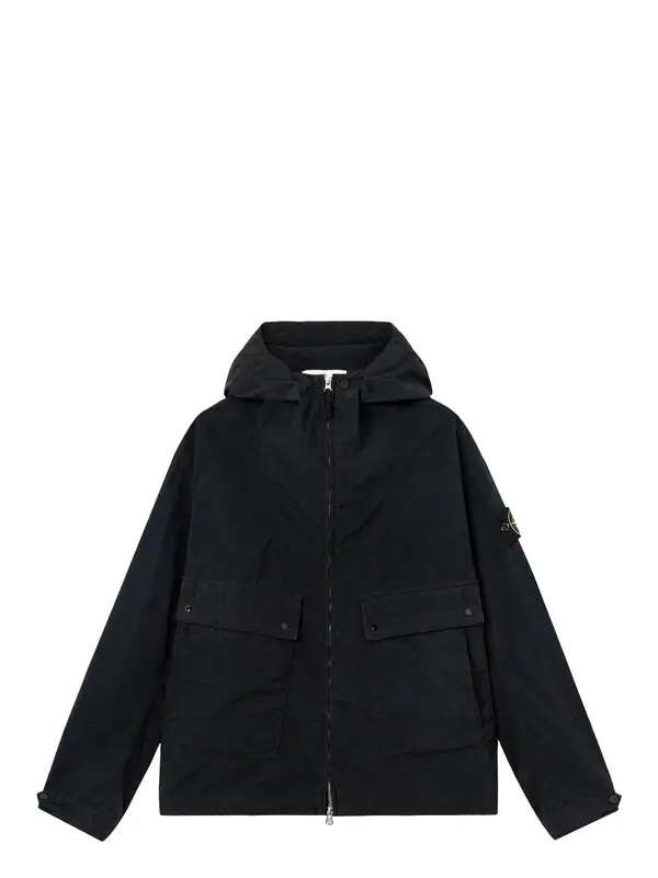 Stone Island Light Compact Touch Poly-tc Jacket - Black