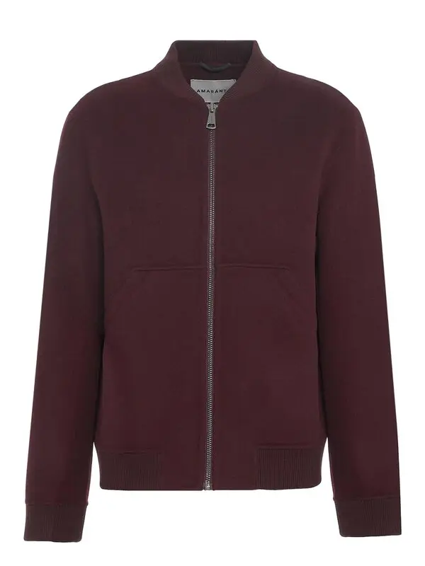 AMARANTO Wool & Cashmere Jacket - Purple