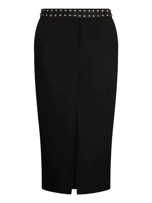 Liu Jo Studded Midi Skirt - Black