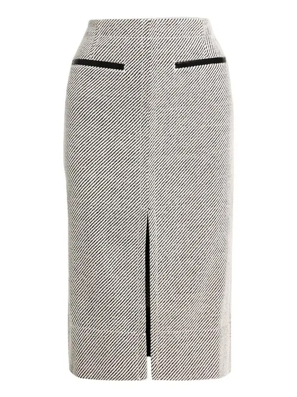 Proenza Schouler Kingsley Twill Skirt - White